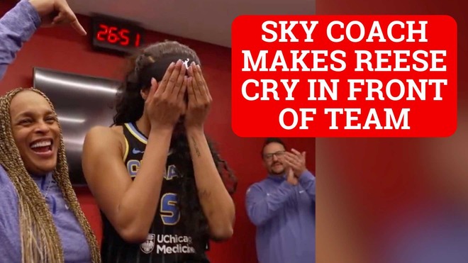 Angel Reese's teammates receive congratulation from Sky coach and she ...