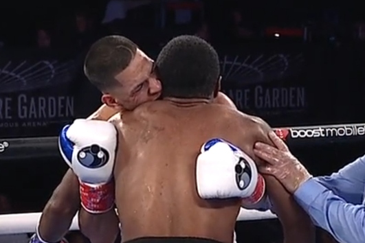 Edgar Berlanga mordió a Alexis Angulo durante su combate de 2022 - MarcaTV