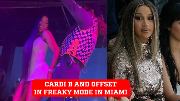 Freaky mode! Cardi B and Offset let it fly in Miami club - MARCA TV English
