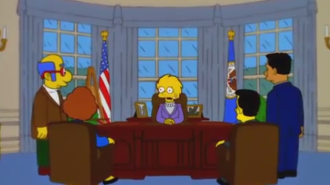 Los Simpsons ya predijeron que Trump sería presidente... ¡hace 16 años ...