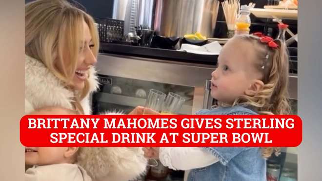 Cheers to Patrick Mahomes: Brittany gives "fancy" drink to daughter ...