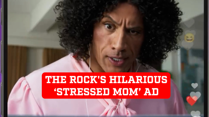 dwayne johnson advert
