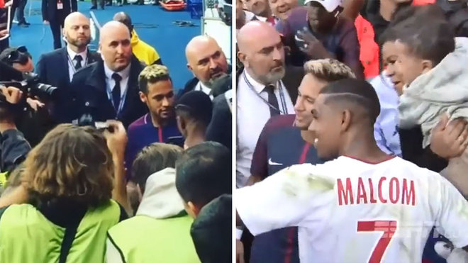 Transfer Market - Barcelona: When Malcom asked Neymar for a selfie ...