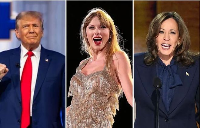 Taylor Swift's endorsement of Kamala Harris sparks surge in voter ...