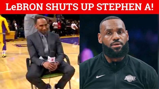 LeBron James shut up Stephen A Smith by confronting him before scoring ...