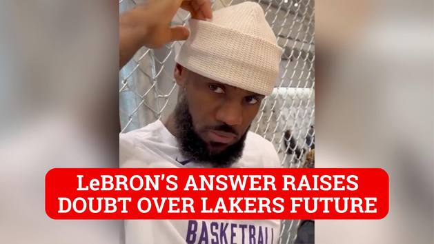 LeBron James sows serious dobut over Lakers future with this answer ...