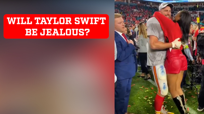 Video of Travis Kelce and ex-girlfriend Kayla Nicole's romantic moment ...