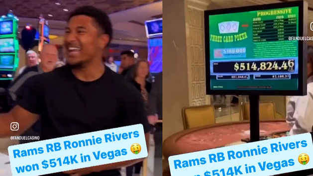 Rams RB Ronnie Rivers wins half a million dollars in Vegas - MarcaTV