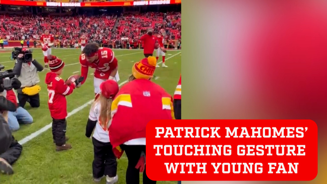 Patrick Mahomes makes a young fan's dreams come true with heroic on ...