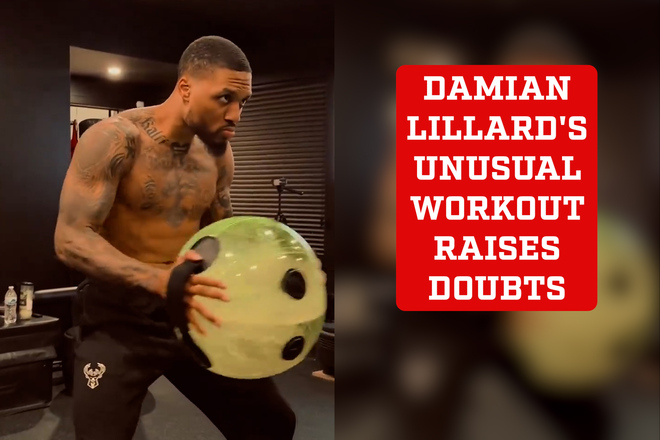 David Goggins' brutal workout pushes Damian Lillard to his limits | Marca