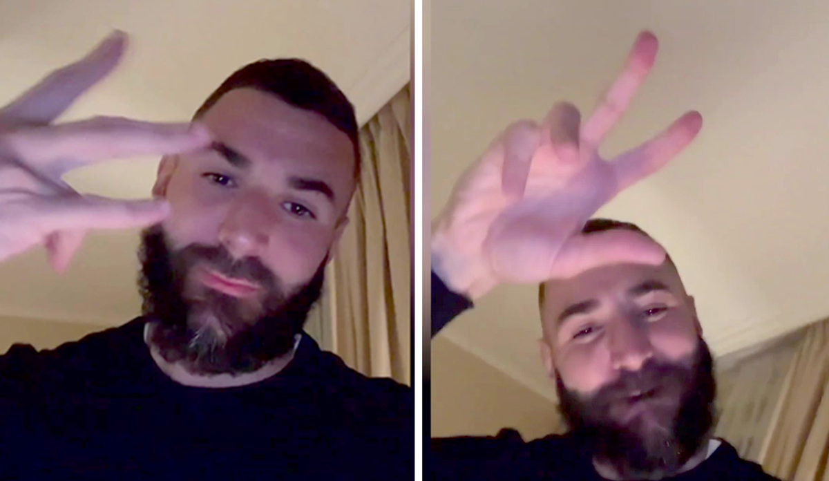 World Cup 2022: Benzema's three-finger gesture: Does it mean he's ...