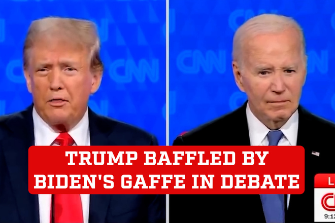 Joe Biden's glitch leaves Donald Trump perplexed at Presidential Debate ...