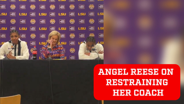 Angel Reese's surprising answer when asked about restraining her coach ...