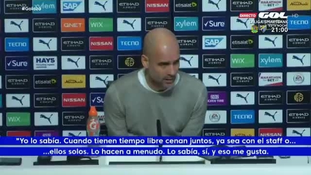 Guardiola sobre la fiesta 'Bunga-Bunga': "Sabía de la fiesta, cuando ...