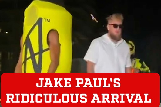 Jake Paul sparks social media frenzy with cringe-worthy entrance ...