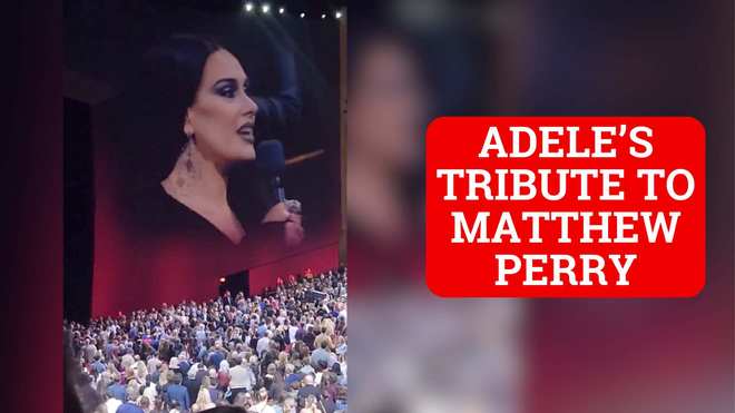 Adele stops concert to share emotional tribute to Matthew Perry: I love ...