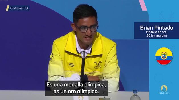 Brian Pintado, oro en 20km marcha para Ecuador: "Valió la pena" - MarcaTV