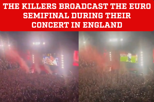 The Killers surprise their fans by broadcasting the Euro Cup semi-final ...