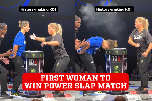 Sheena Bathory makes history with Power Slap match victory - MARCA TV English