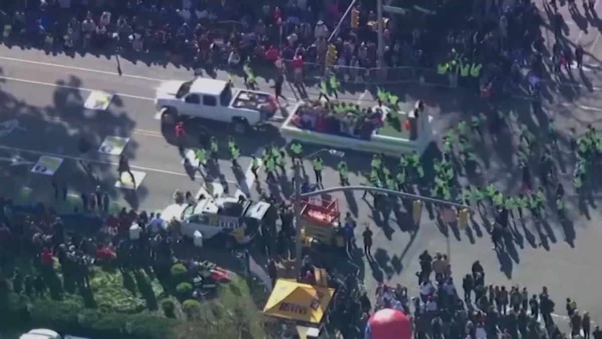 Truck pulling float crashes killing Raleigh parade girl