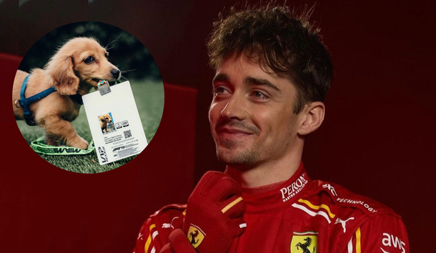El perrito de Charles Leclerc se lleva las miradas del mundo en el GP ...