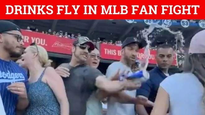Punches thrown at Dodger Stadium: Fan fight steals the spotlight | Marca