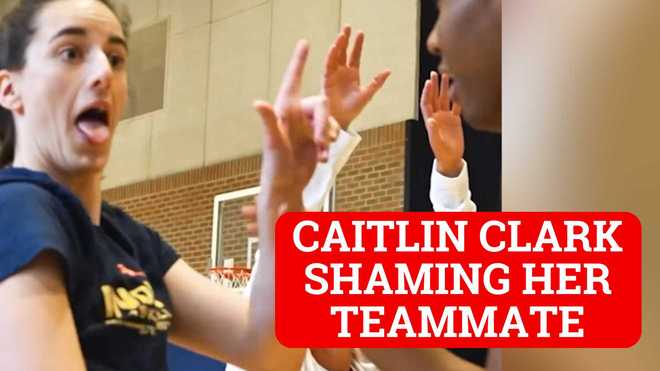 Caitlin Clark's cocky gesture toward Fever teammate gives toxic twist ...
