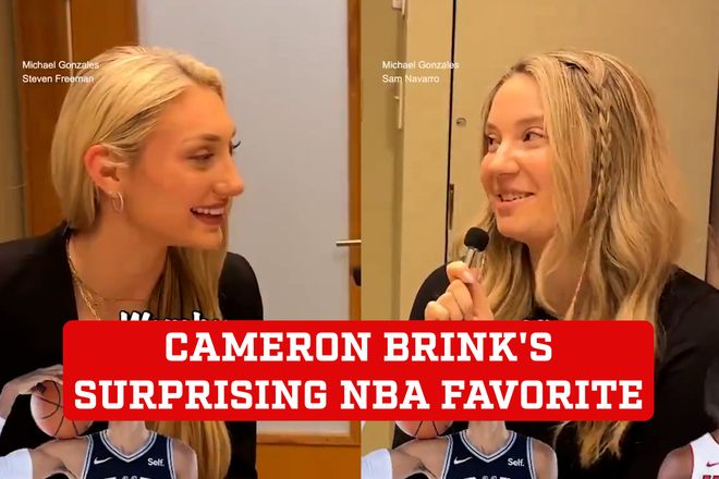 Sparks' Cameron Brink drops bombshell by revealing her NBA crush | Marca