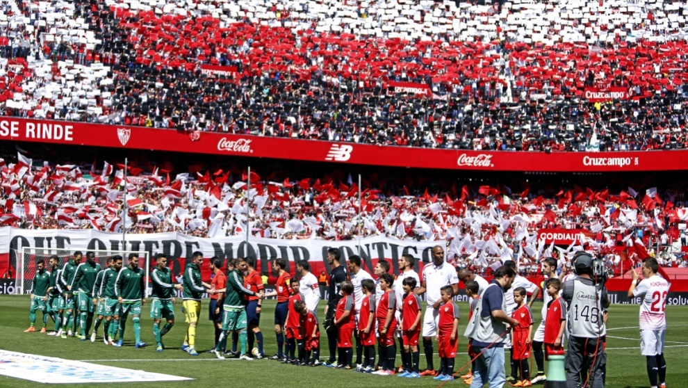 Fans rally behind Sevilla in derby with Betis | MARCA English