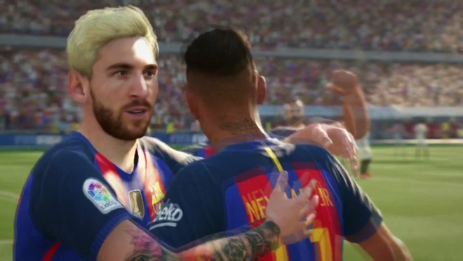 FC Barcelona: Así luce Leo Messi de rubio en el FIFA 17 | Marca.com