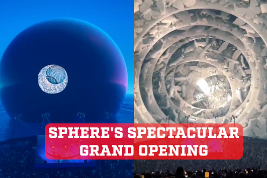 U2 ignites The Sphere with a spectacular performance at grand opening ...