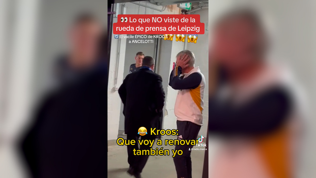 El vacile épico de Kroos a Ancelotti: El vacile épico de Kroos a Ancelotti: