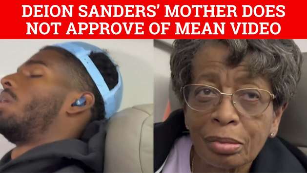 Deion Sanders' mother glares at his son for recording Shedeur sleeping ...