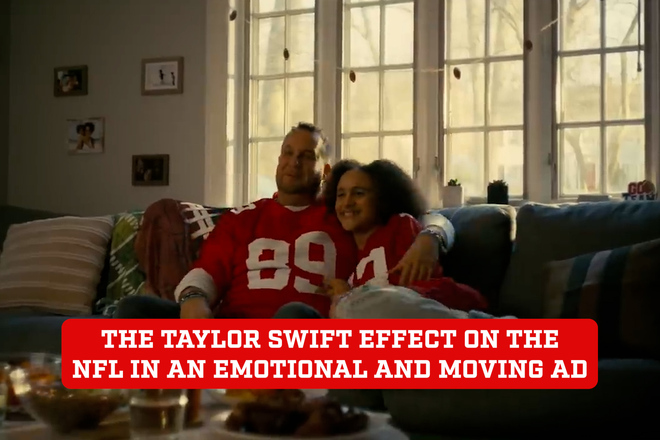 The Taylor Swift effect in the NFL in an emotional and moving ad for ...