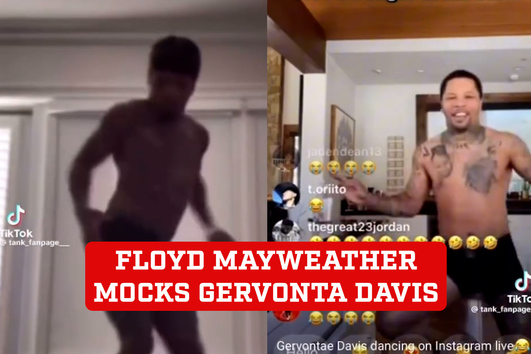 Floyd Mayweather mocks Gervonta Davis with a video where he ...