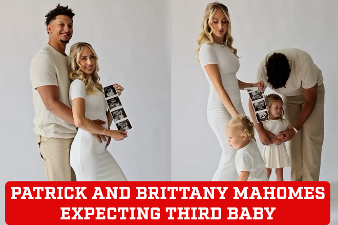 Jackson Mahomes has big reaction to Patrick and Brittany's revelation of the gender of their ...