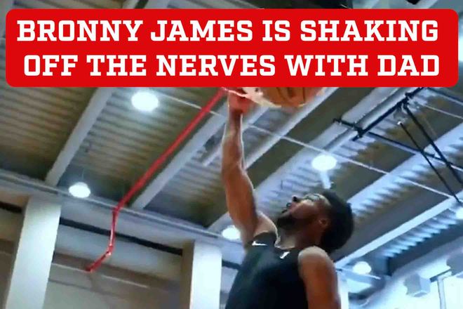 LeBron James has cocky reaction to Bronny getting drafted by Lakers | Marca