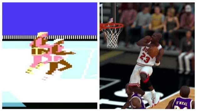 La increíble evolución de Michael Jordan a través de los videojuegos ...