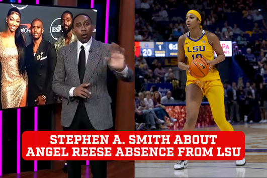 Stephen A. Smith reacts strongly to rumors on Angel Reese's LSU absence ...