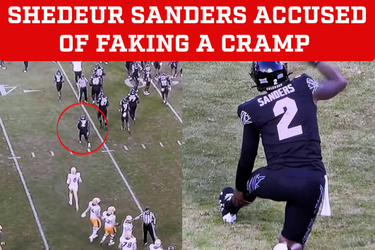 Shedeur Sanders sparks controversy: Accused of faking cramp in Colorado ...
