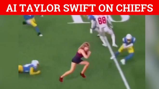 Video of Taylor Swift replacing Rashee Rice as Chiefs wide receiver ...