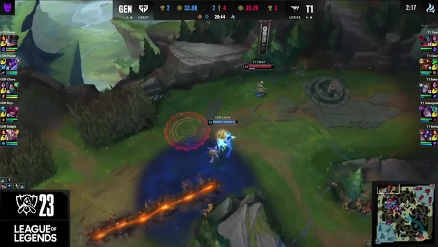 Worlds LoL '23: la espectacular 'solokill' de Chovy sobre Faker en el ...