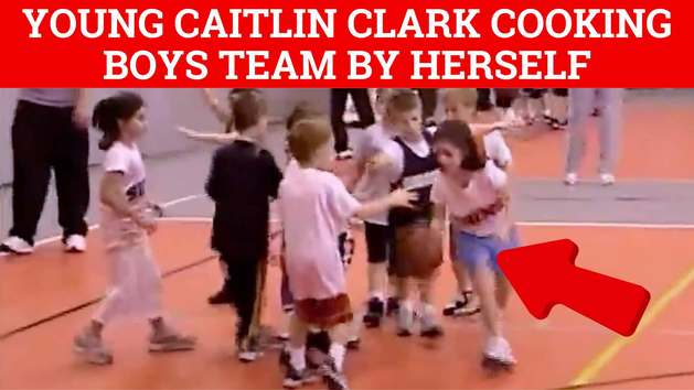 Rare footage of young Caitlin Clark playing basketball against boys ...