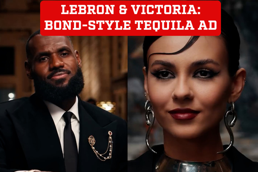 LeBron James and Victoria Justice: A dynamic duo in 007 style for a new ...