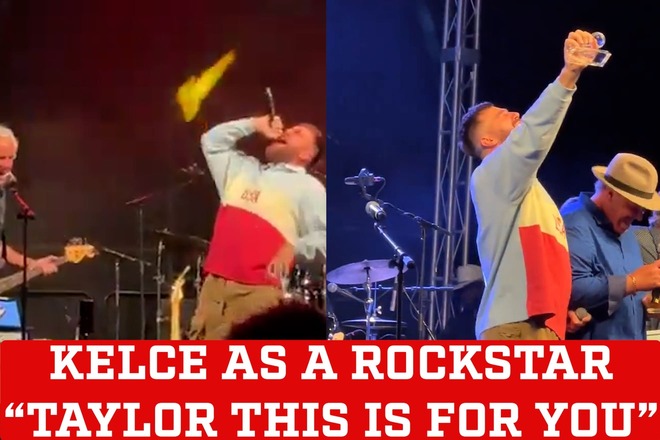 Travis Kelce stuns everyone singing in a contest and showing what ...