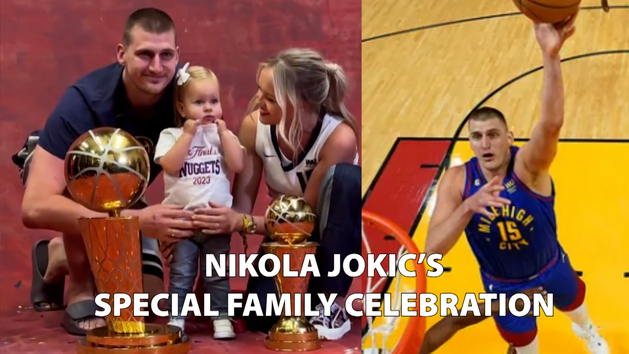 Nikola Jokic celebrates with his family after winning the NBA - MARCA ...
