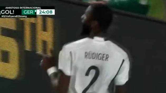 Rüdiger, 'leyenda' viral: marca con Alemania y lo celebra con un baile ...
