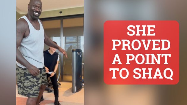 Female MMA fighter grabs Shaq's crotch to prove a point - MARCA TV English