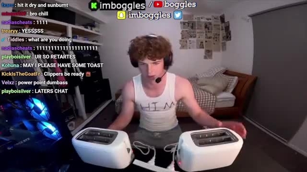 Boogles, el streamer viral por electrocutarse en directoBoogles, el ...