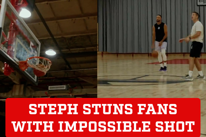 Stephen Curry's magic touch stuns fans with perfect shot through the ...